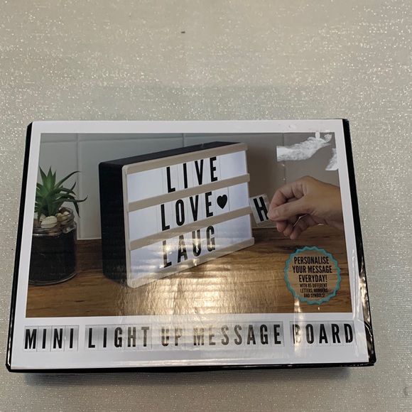 Accents | New Mini Light Up Message Board | Poshmark